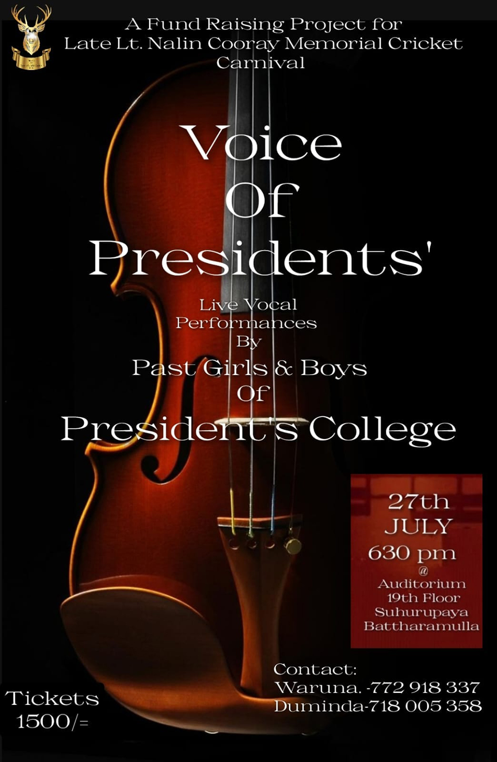 voice_of_presidents_flyer - THE PRESIDENT’S COLLEGE UNION - PCU